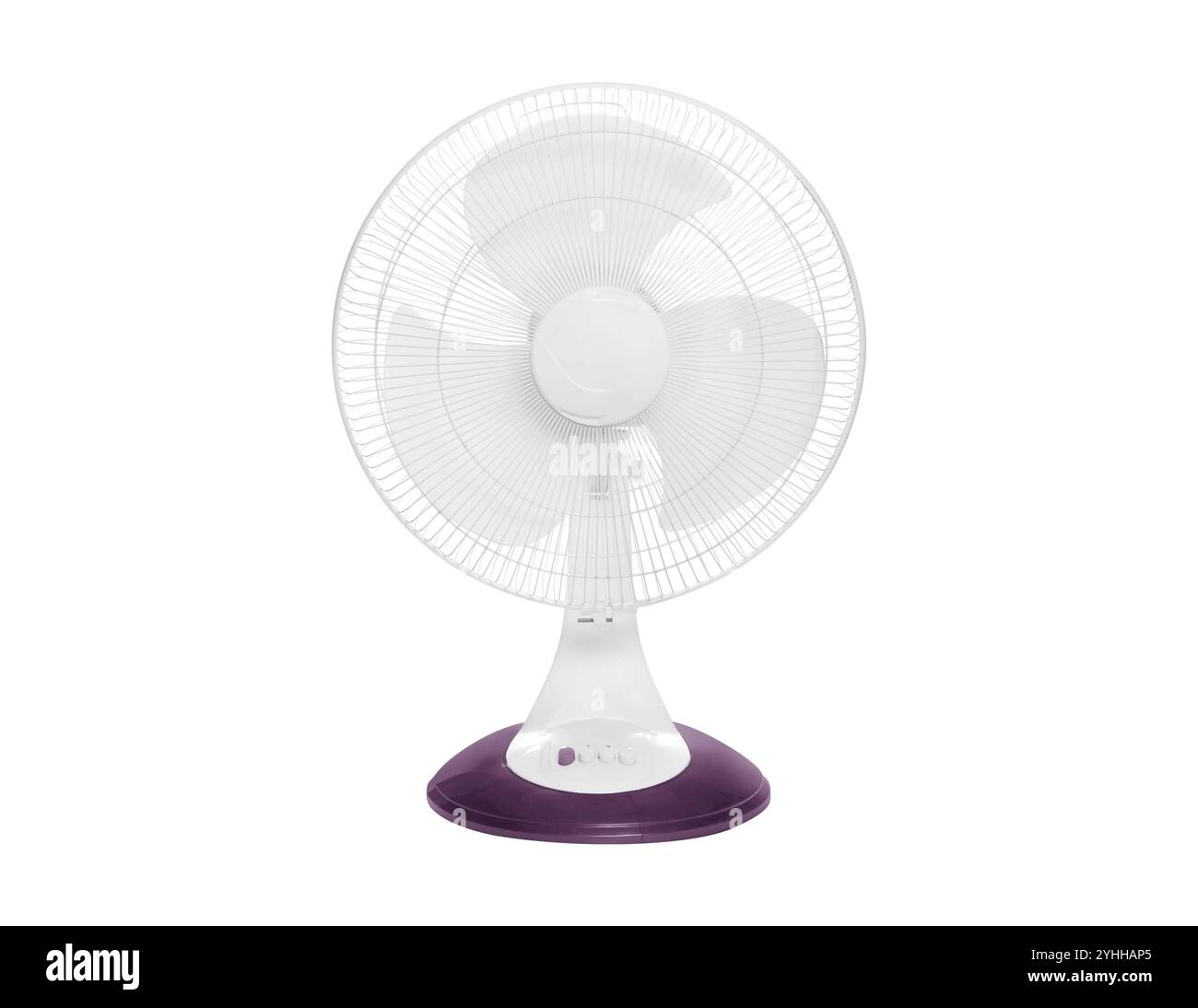 Electric Table Fan Isolated on White Background Stock Photo - Alamy
