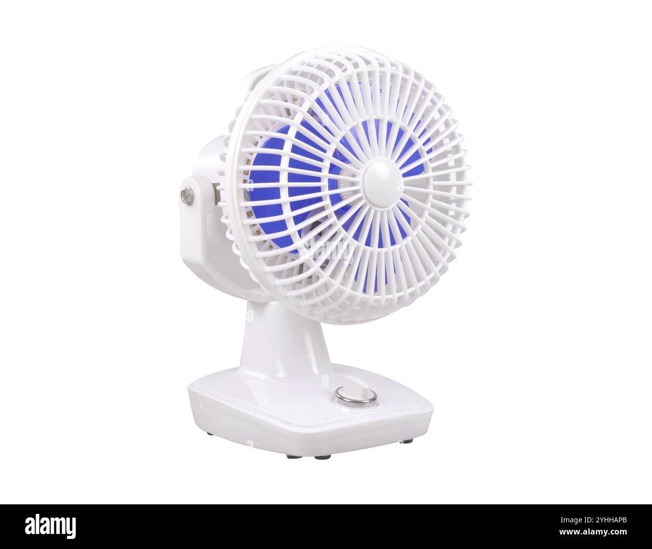 Electric Table Fan Isolated on White Background Stock Photo - Alamy