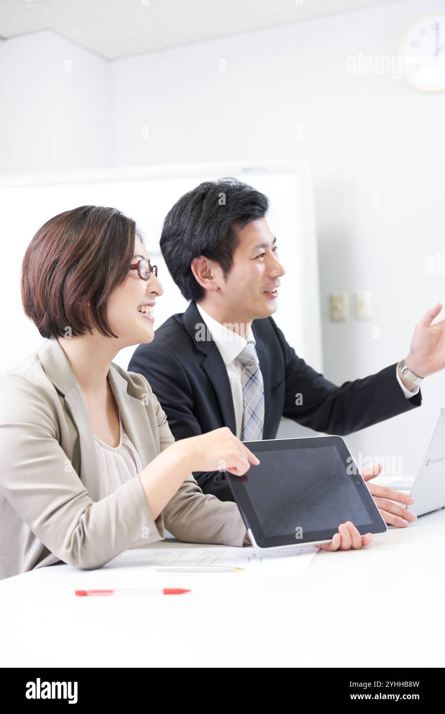 Man making a suggestion hi-res stock photography and images - Alamy