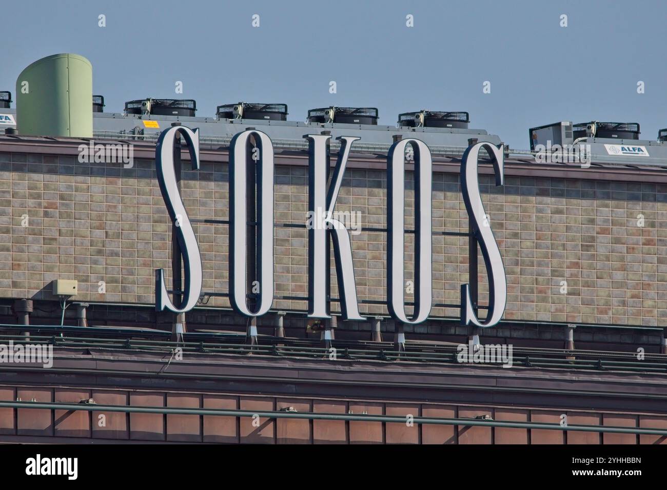 Helsinki, Finland – September 9. 2024: Sokos logo sign. Sokos is a ...