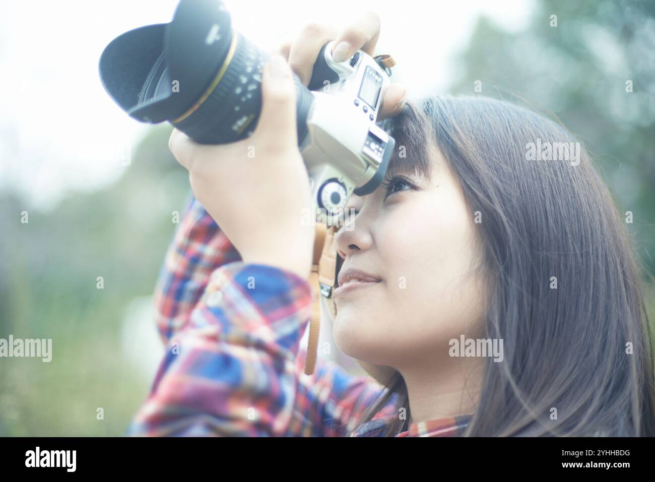 The camera and lens in the spring hi-res stock photography and images ...