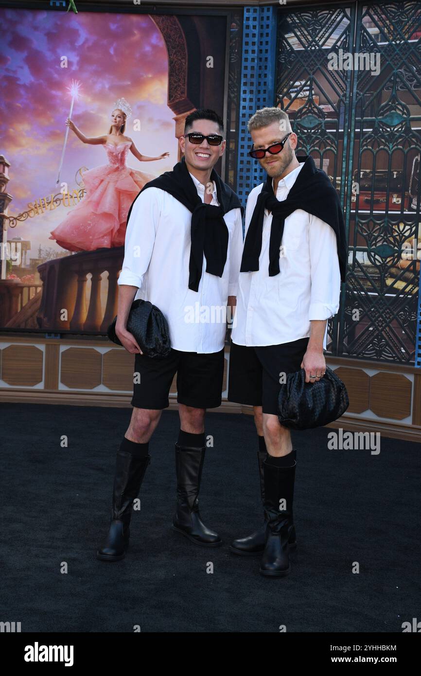 Los Angeles, California, USA 9th November 2024 Mark Hoying and husband ...