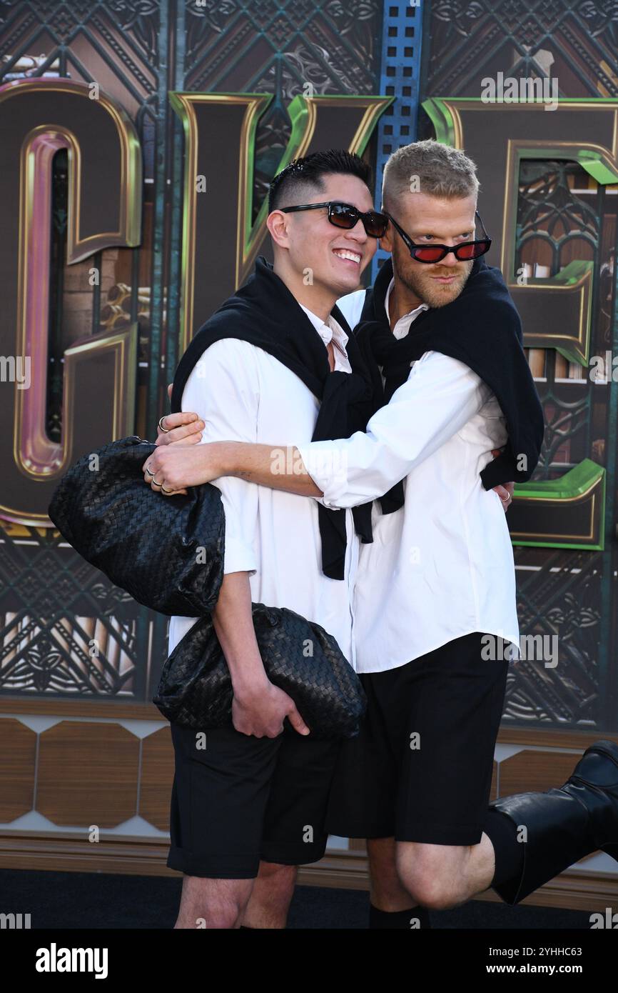 Los Angeles, California, USA 9th November 2024 Mark Hoying and husband ...