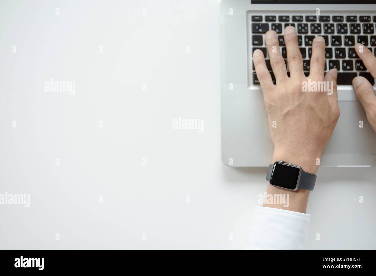 Work computer keyboard hand typing hi-res stock photography and images - Alamy