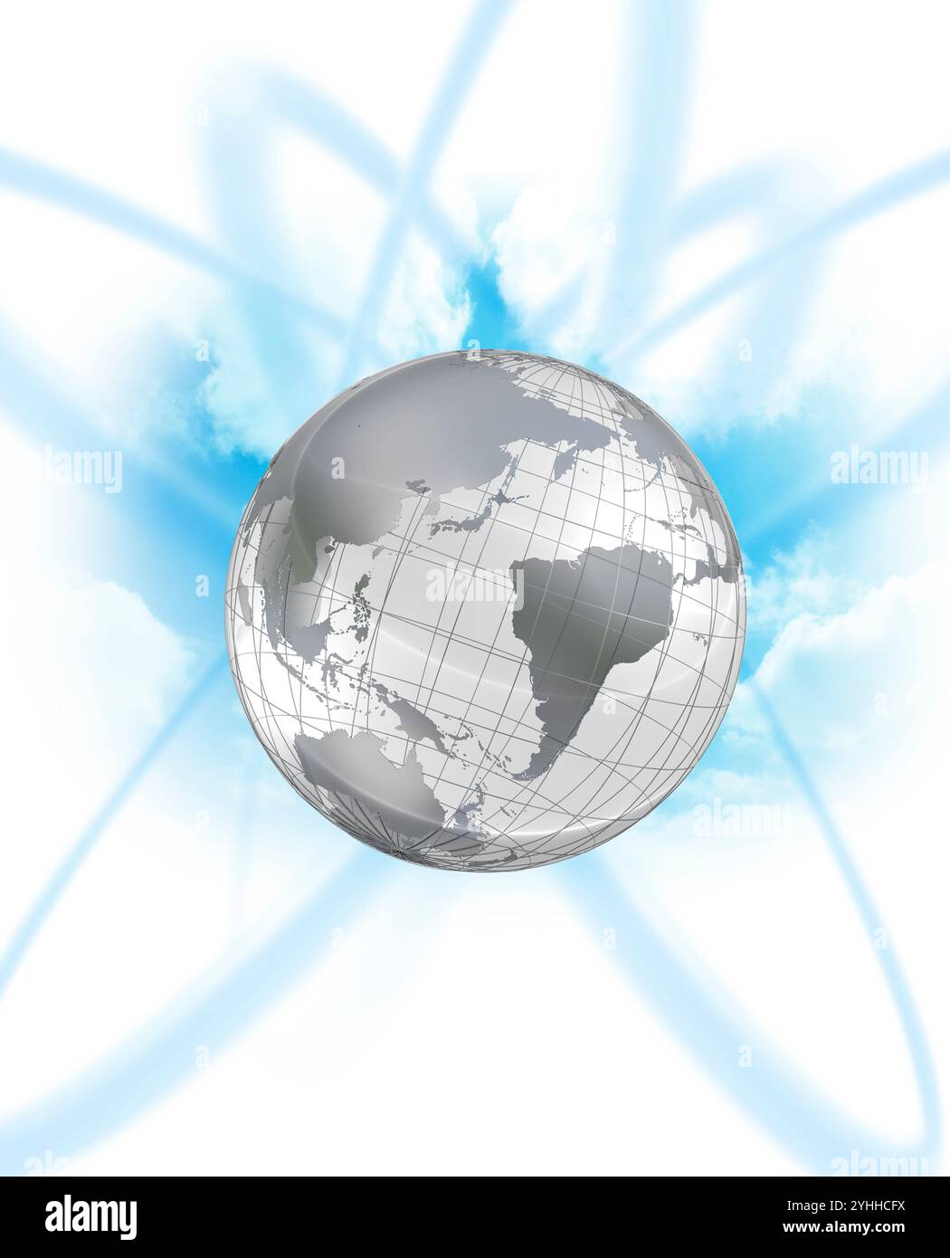Earth and the circle Stock Photo - Alamy