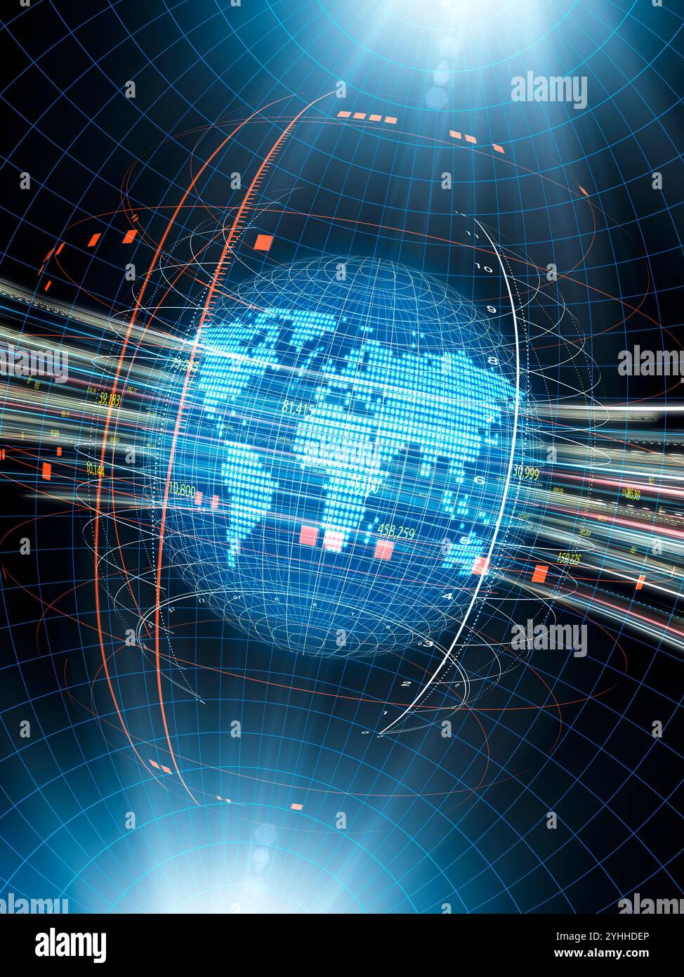 Global map of the global economy image Stock Photo - Alamy