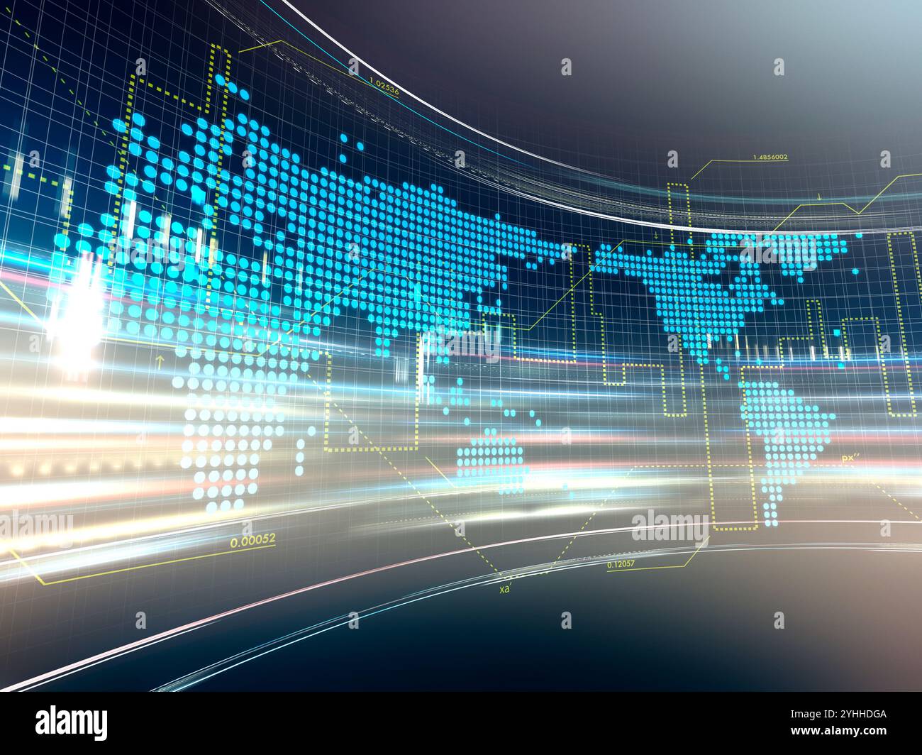 Fantastic world map hi-res stock photography and images - Alamy