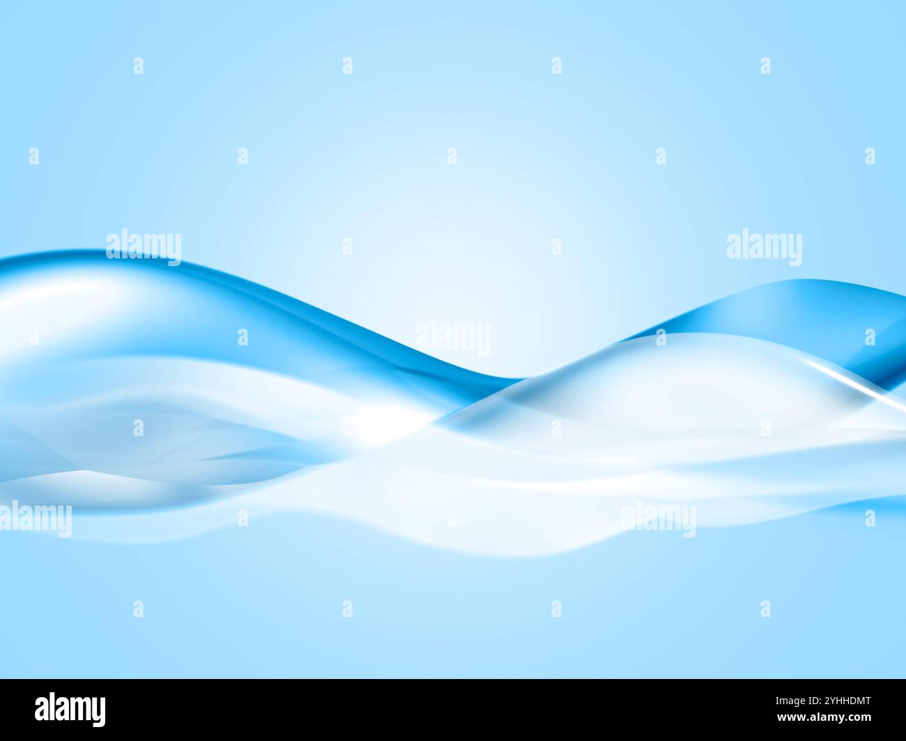 Translucent objects shimmering in blue space Stock Photo - Alamy