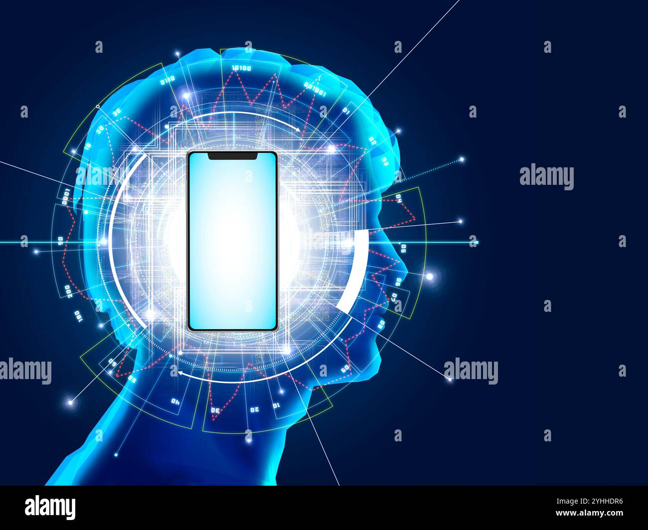 Advanced human thought processes via smartphones Stock Photo - Alamy