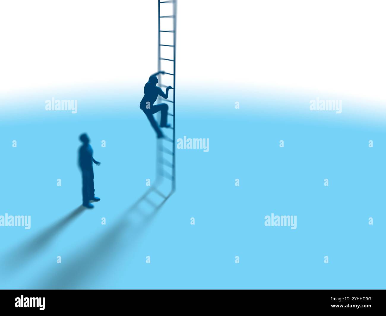 Climbing up ladder hi-res stock photography and images - Alamy
