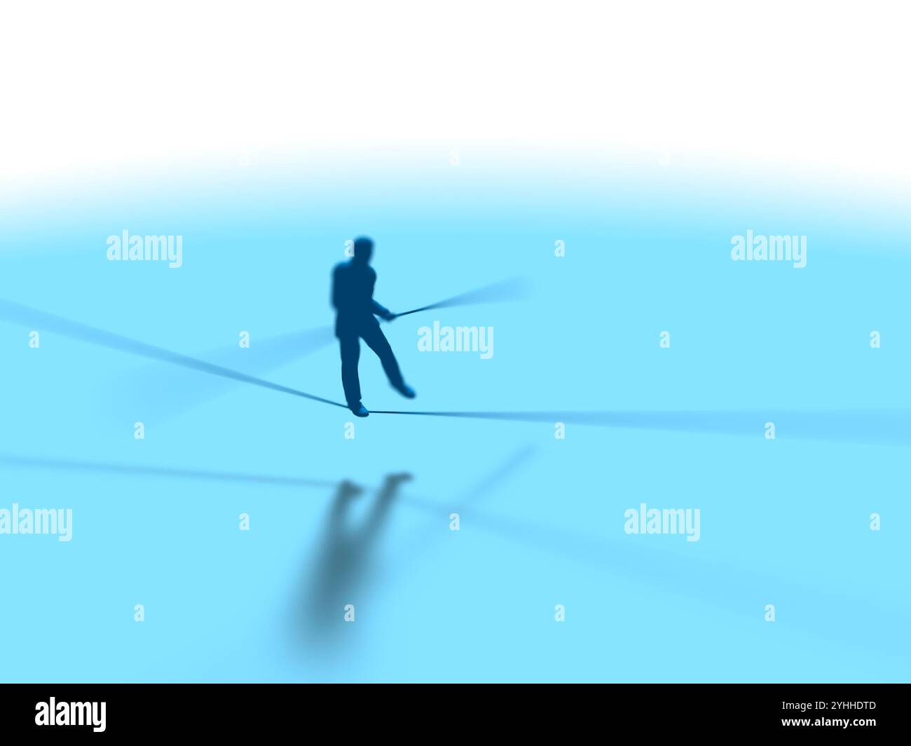 Tightrope walking stick hi-res stock photography and images - Alamy
