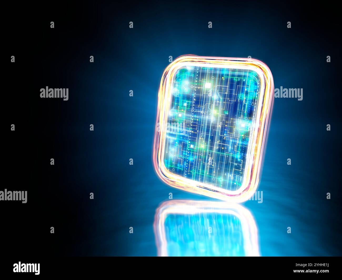 Circuit structure in a ray frame Stock Photo - Alamy