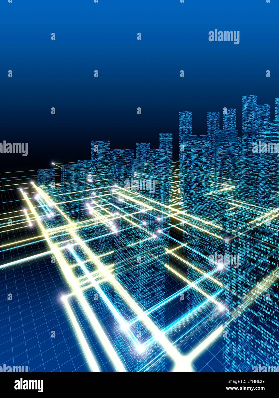 Digital network circuit hi-res stock photography and images - Alamy