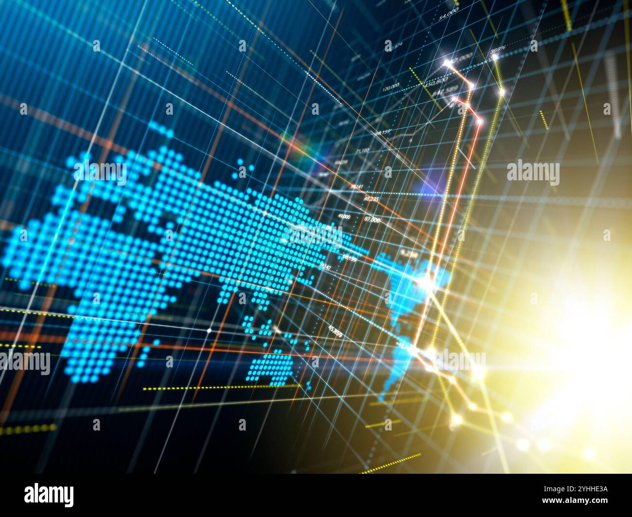 Negative performance chart hi-res stock photography and images - Alamy
