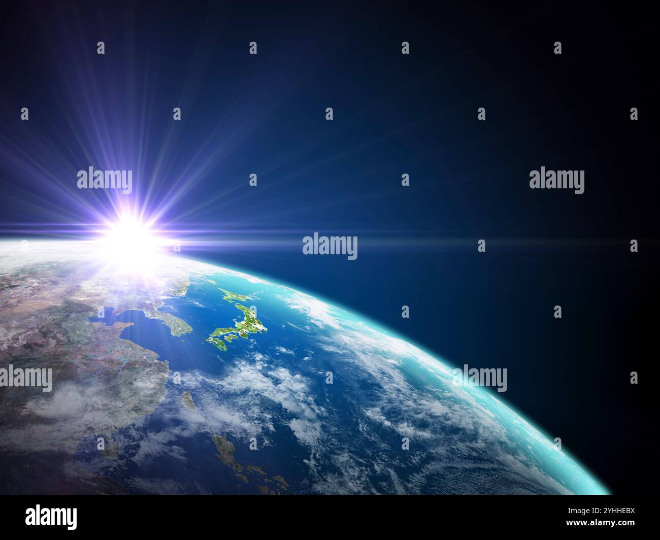 Sunrise gradient hi-res stock photography and images - Alamy