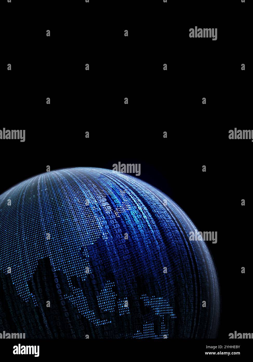 Global map digital hi-res stock photography and images - Alamy