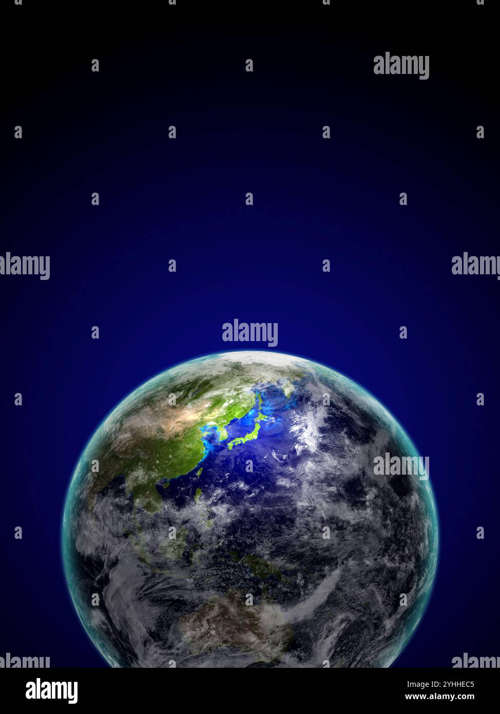 Earth and blue gradients Stock Photo - Alamy