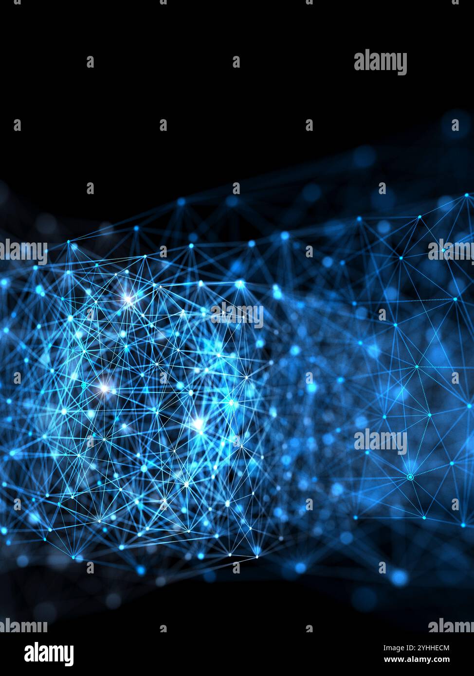 Intermingled and chained network lines Stock Photo - Alamy