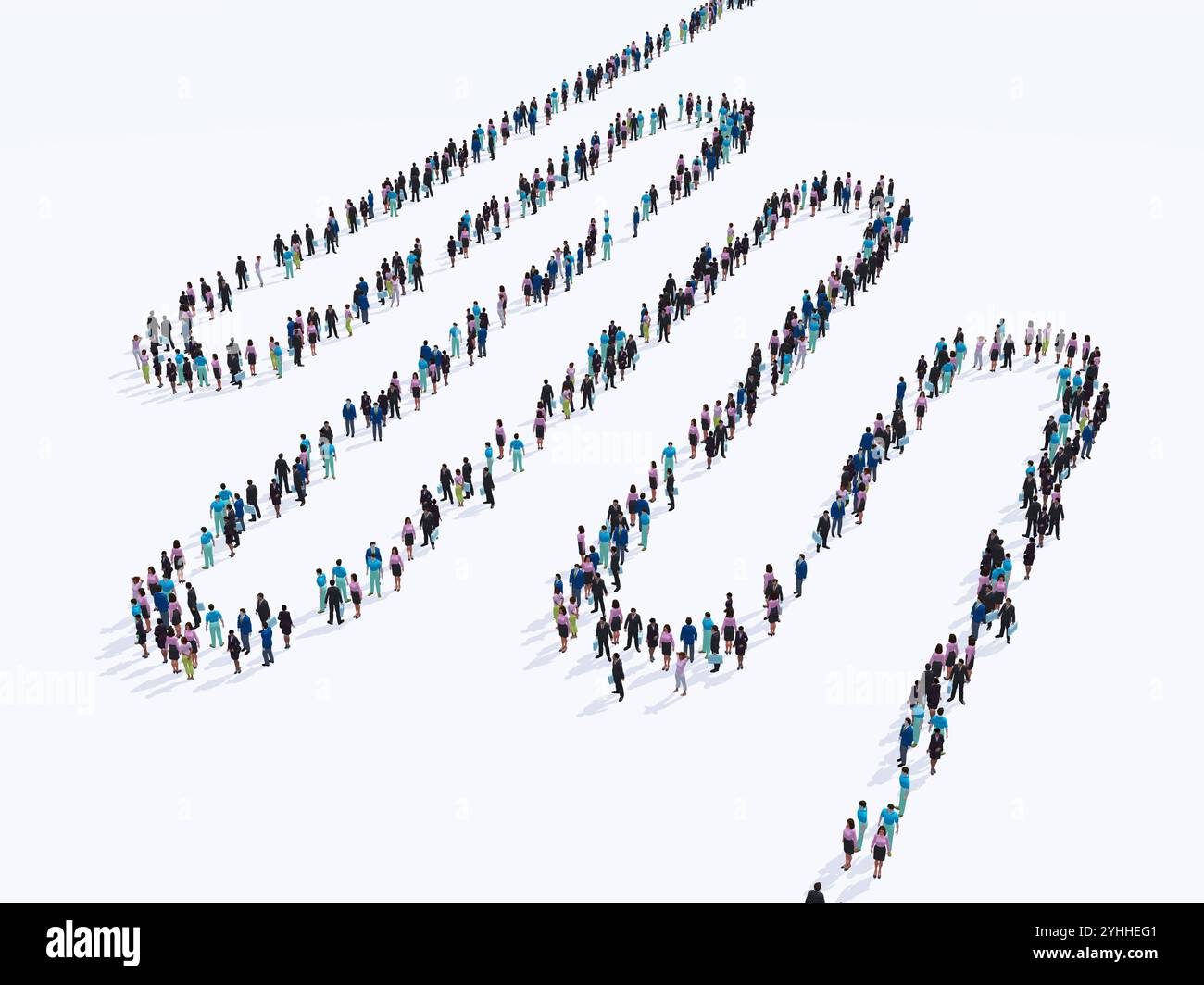 The in crowd Cut Out Stock Images & Pictures - Alamy