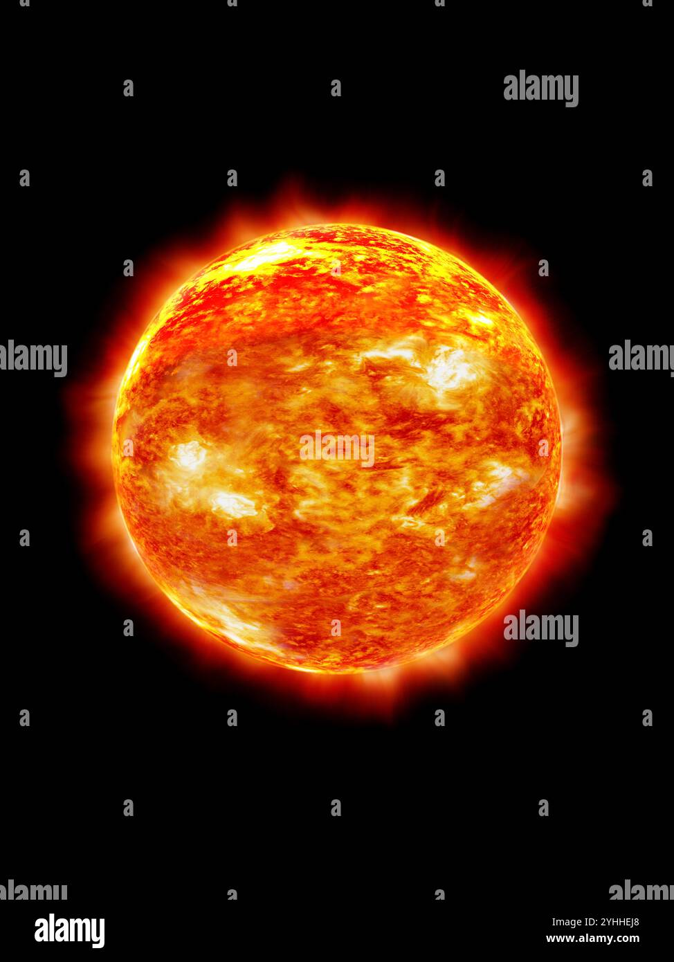 Hot sun illustrations hi-res stock photography and images - Alamy