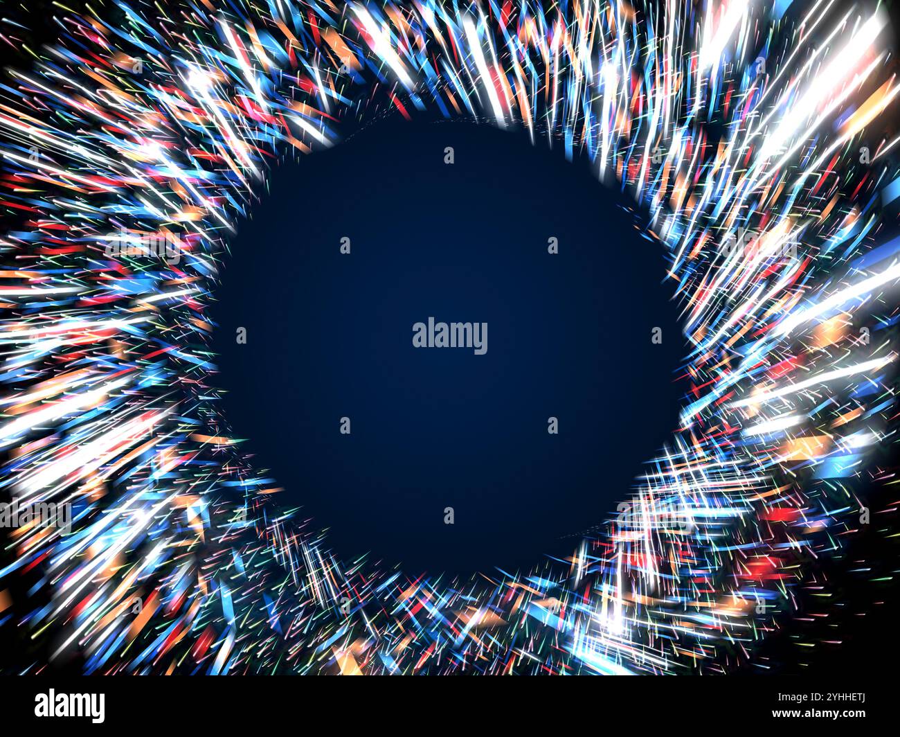Group of rays radiating in a circle Stock Photo - Alamy