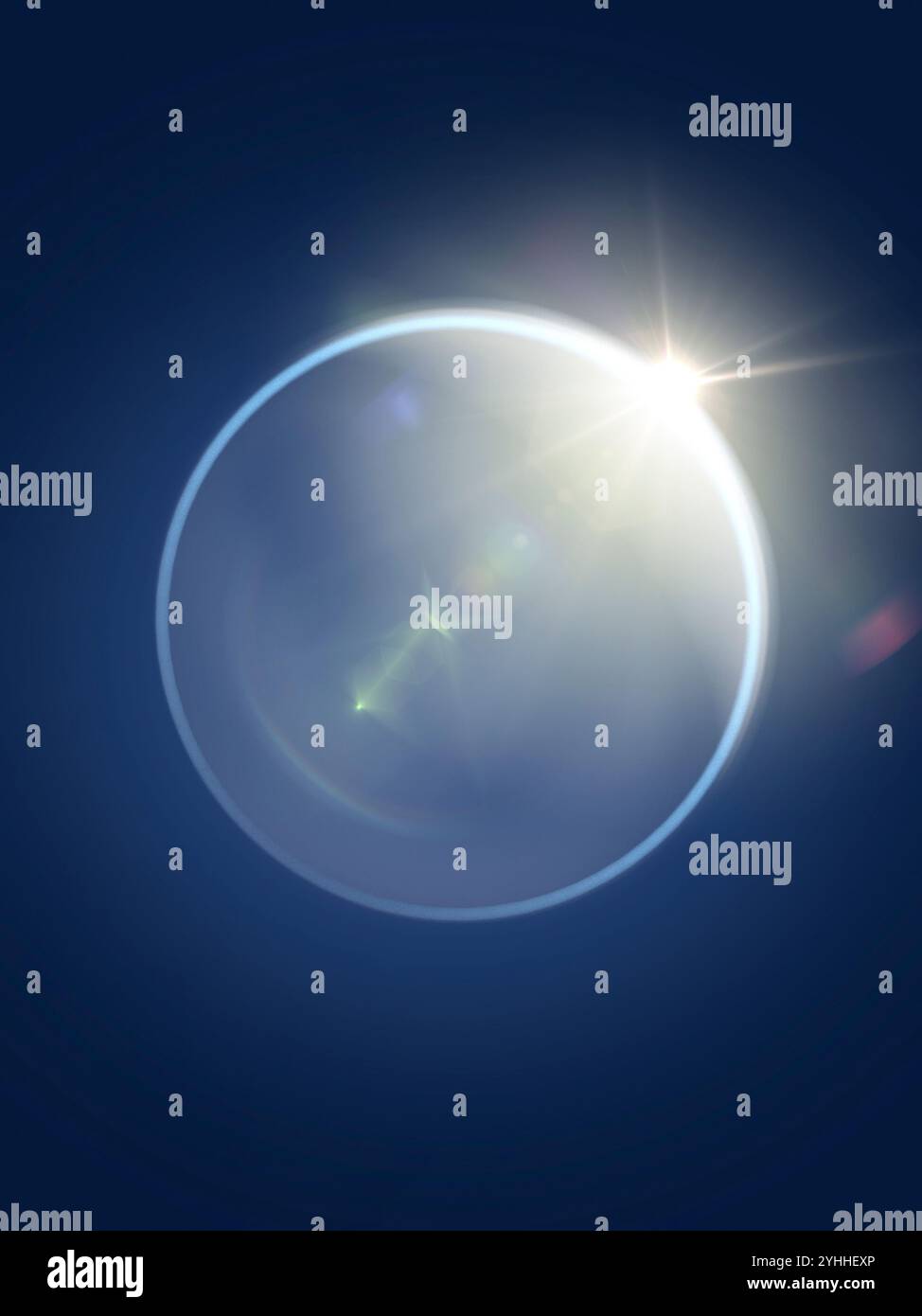 Simple sphere reminding of sunrise Stock Photo - Alamy