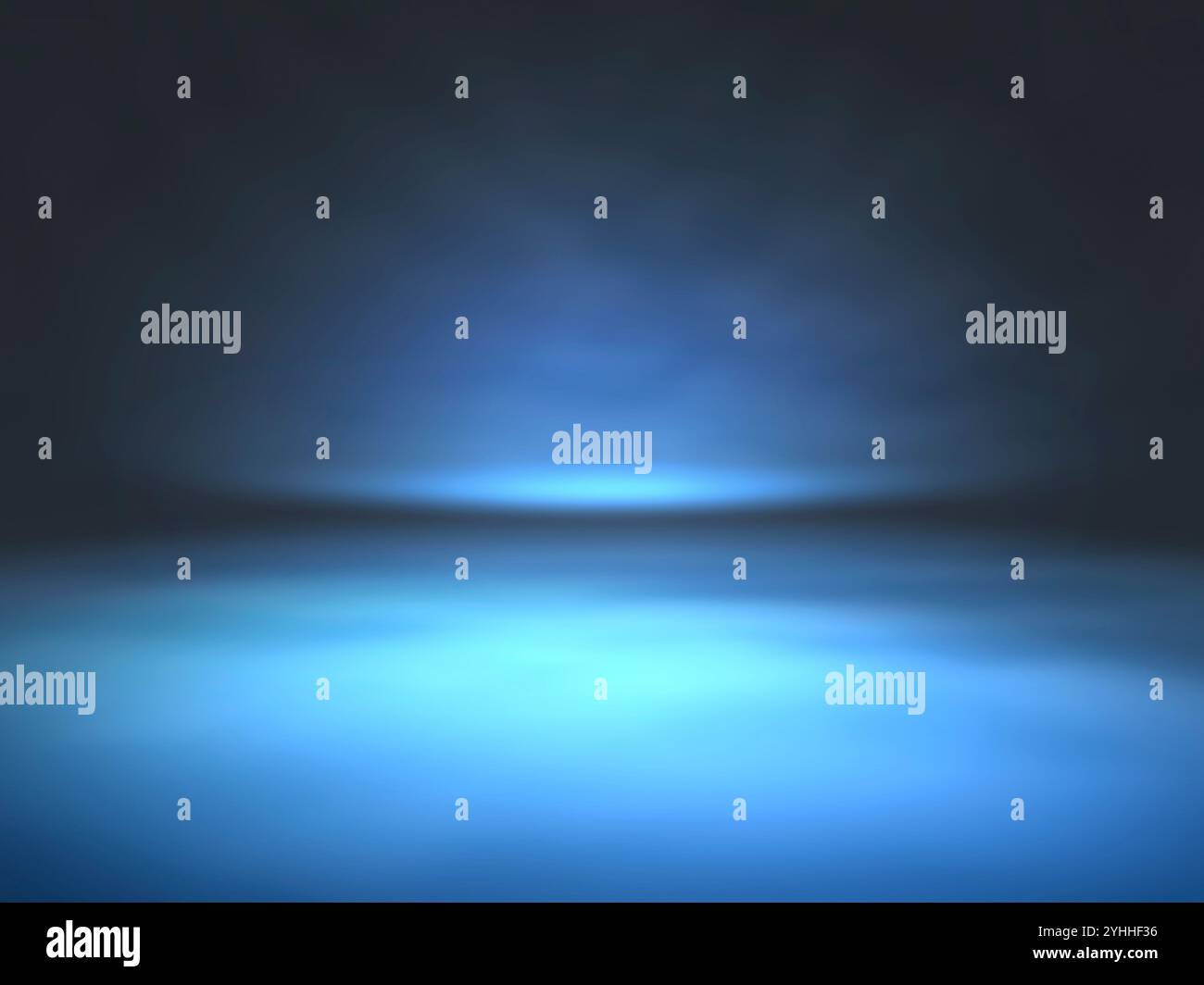 Space illuminated by blue spotlight Stock Photo - Alamy