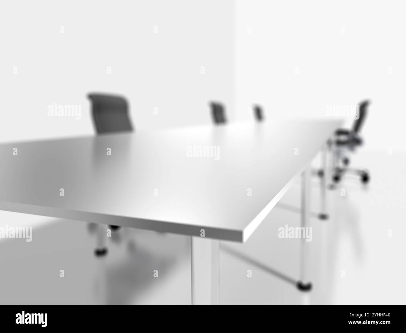 Conference table and business chairs Stock Photo - Alamy