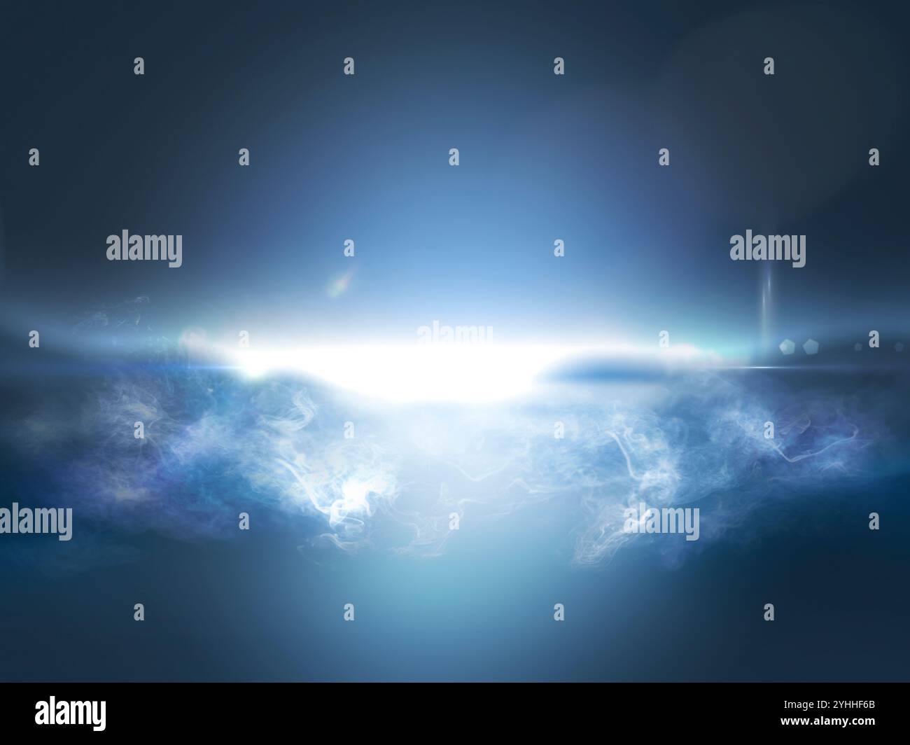 Dark space with smoke in the air Stock Photo - Alamy