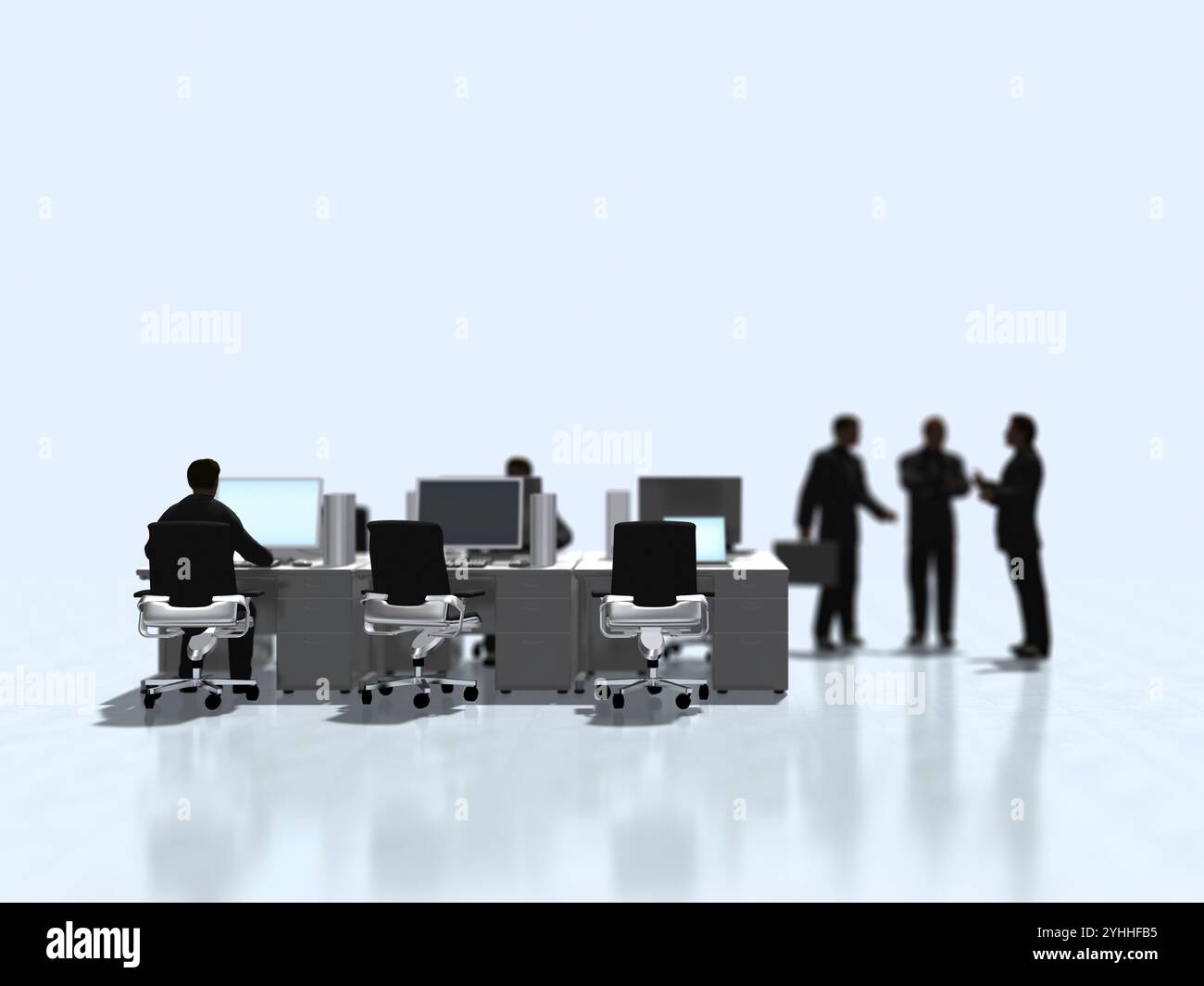 Office work and exchange of ideas Stock Photo - Alamy