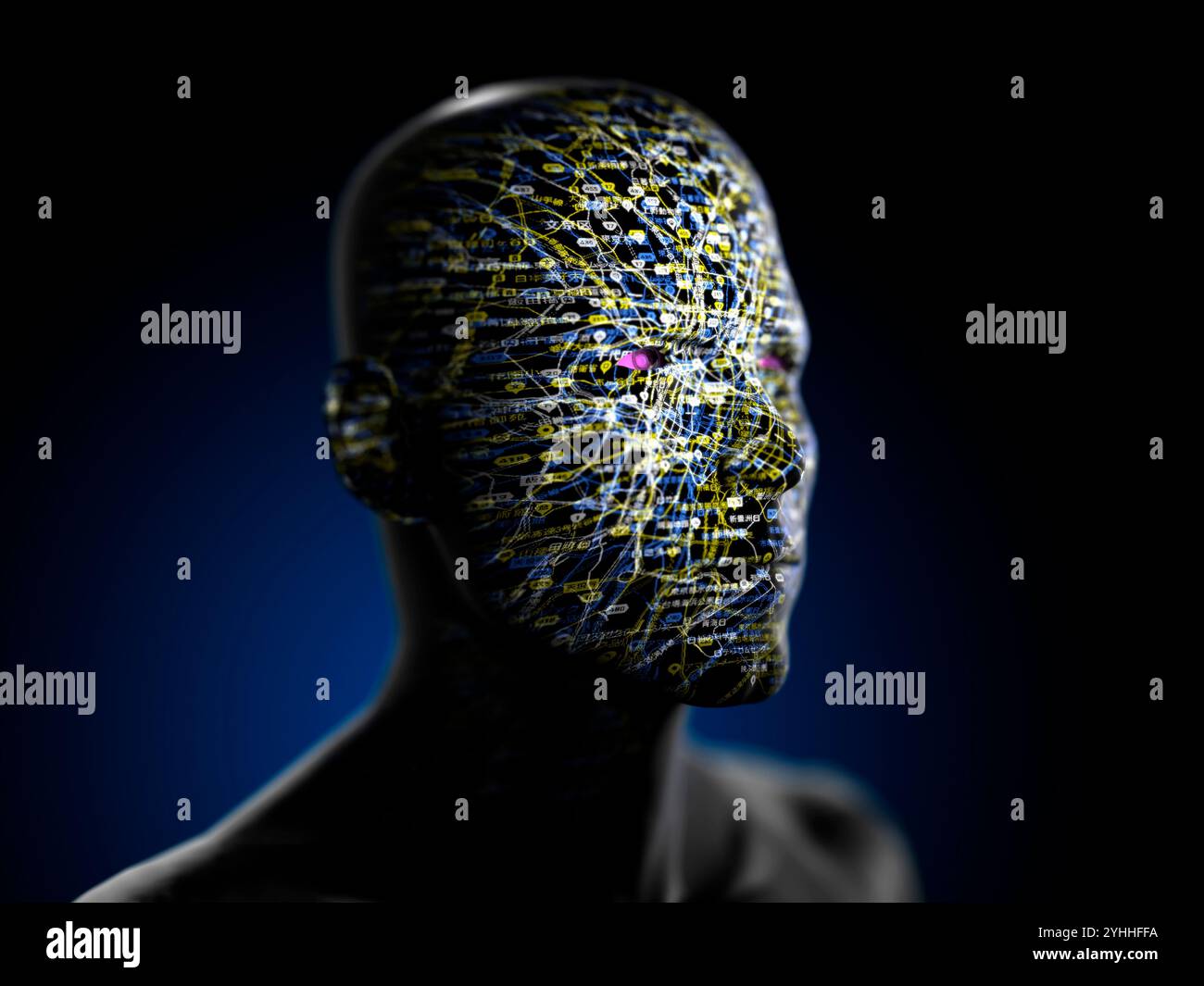 Map of tokyo hi-res stock photography and images - Alamy