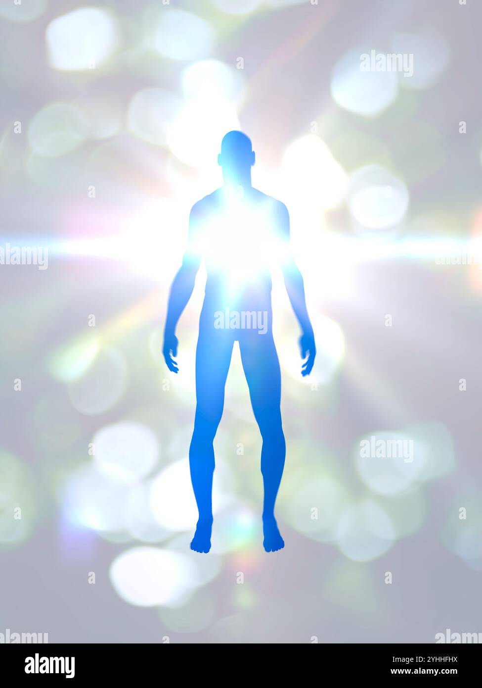 Dazzling light emitted by male Stock Photo - Alamy