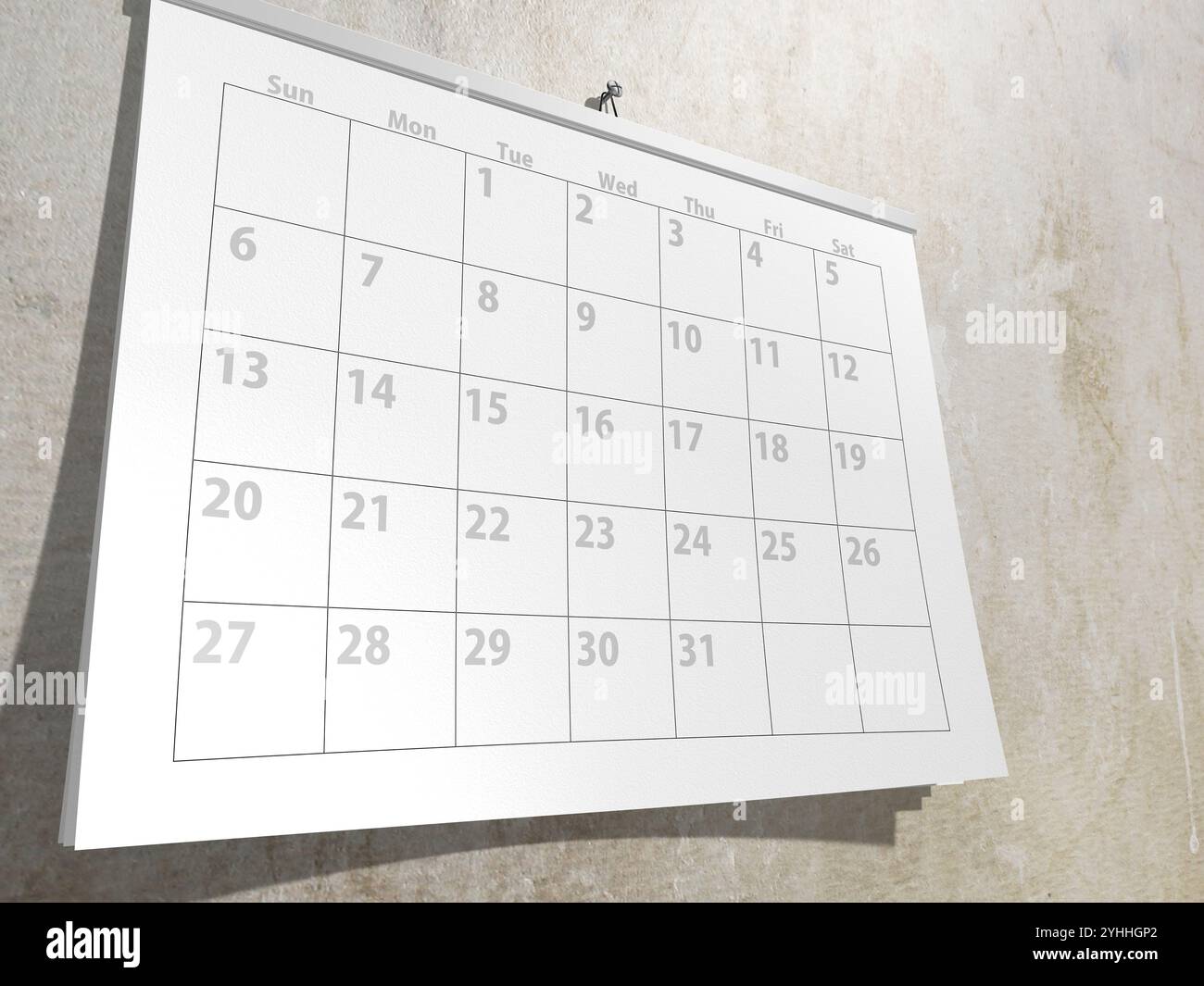 Hanging calendar hi-res stock photography and images - Alamy