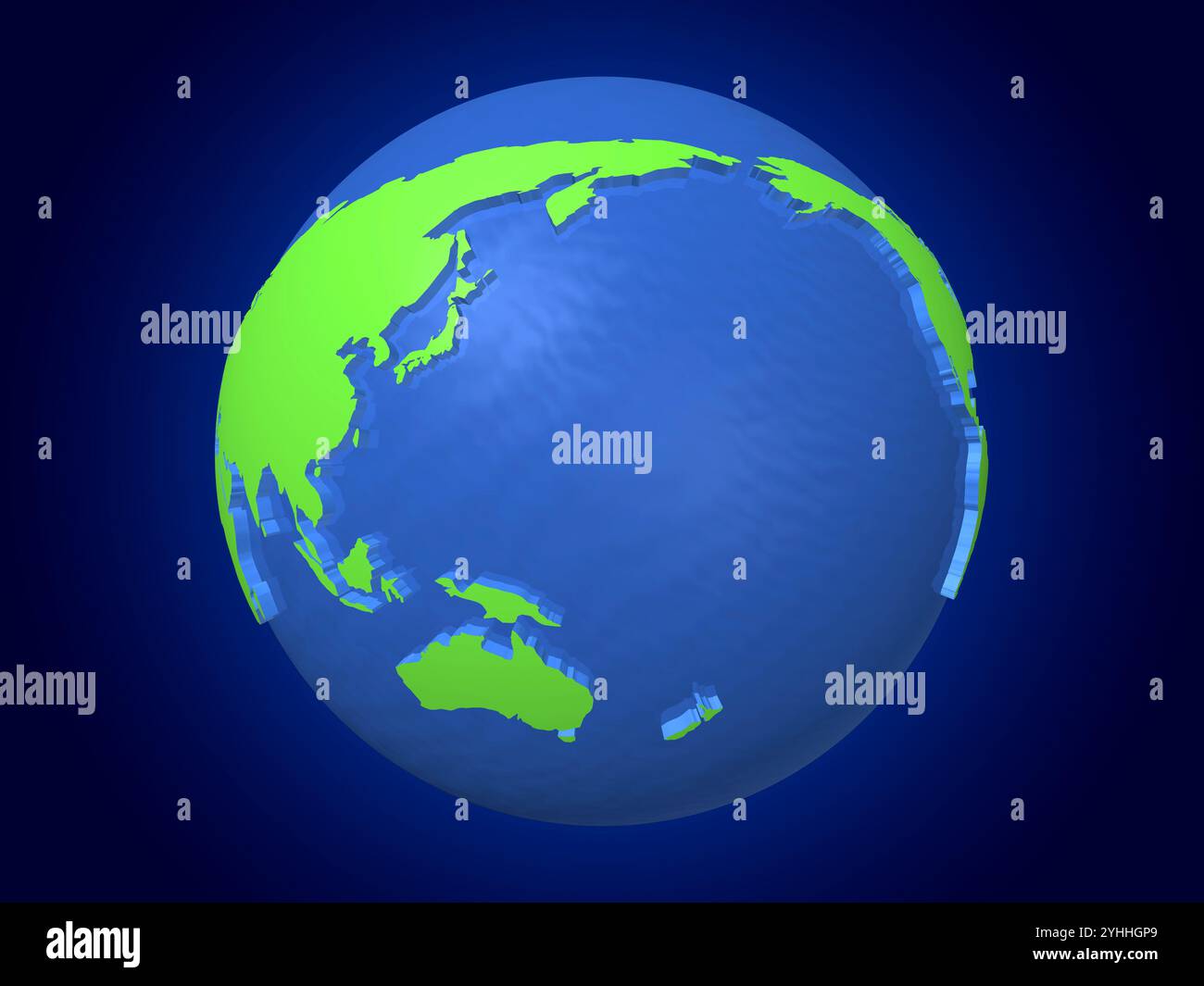 Pacific ocean globe hi-res stock photography and images - Alamy