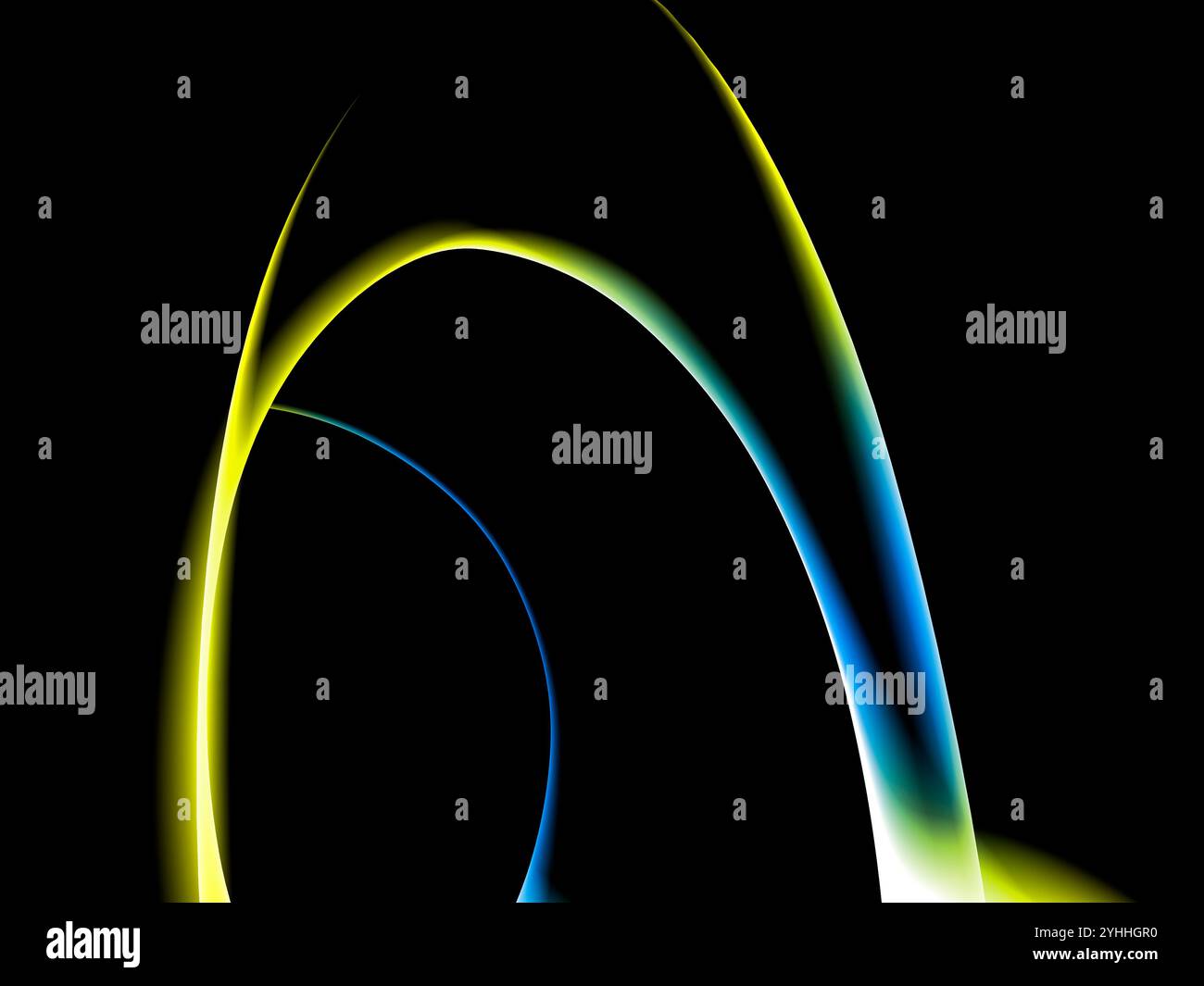 Colourful light curves in the process of mixing Stock Photo - Alamy