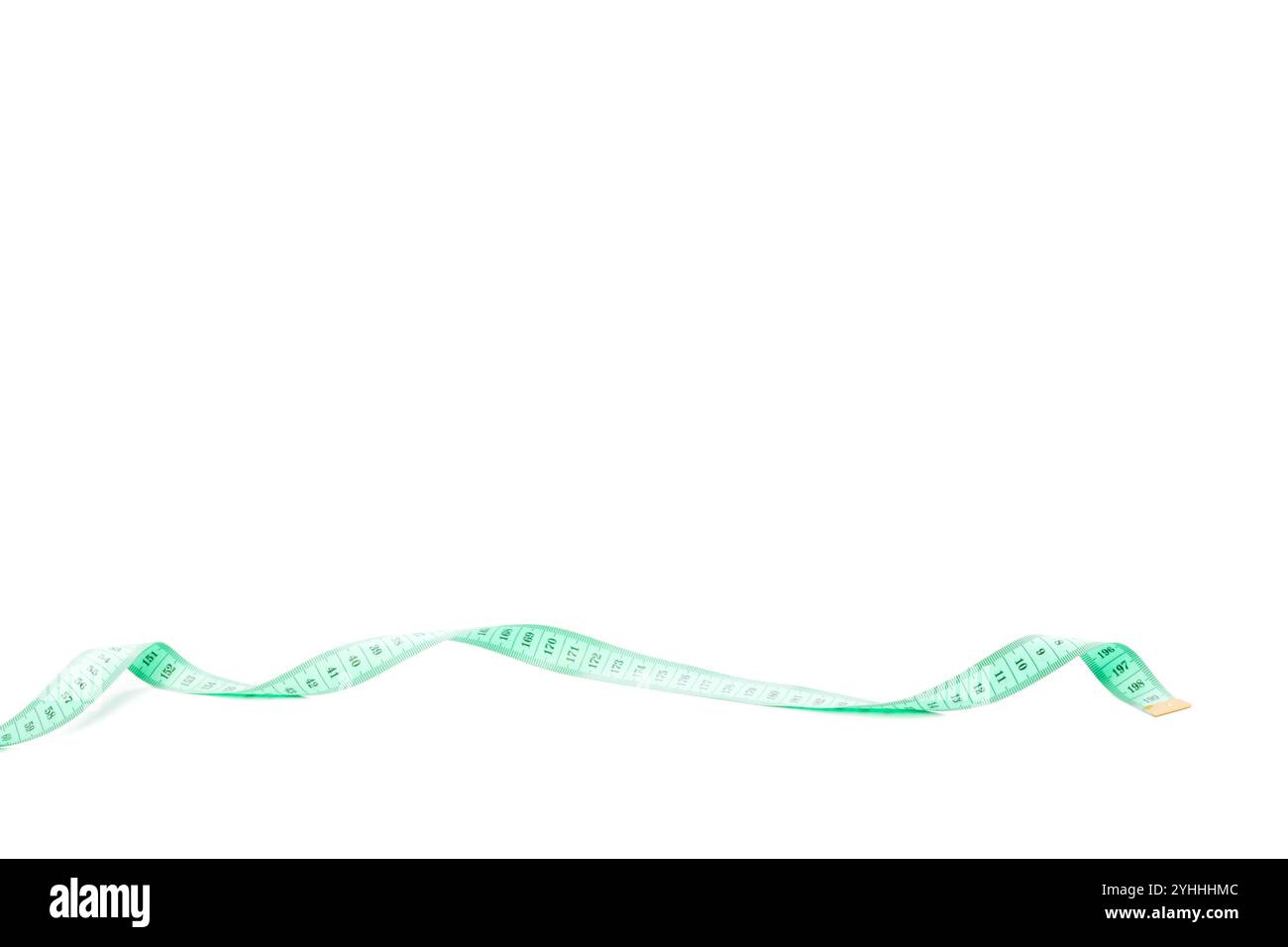 Measure tape isolated on white Stock Photo - Alamy