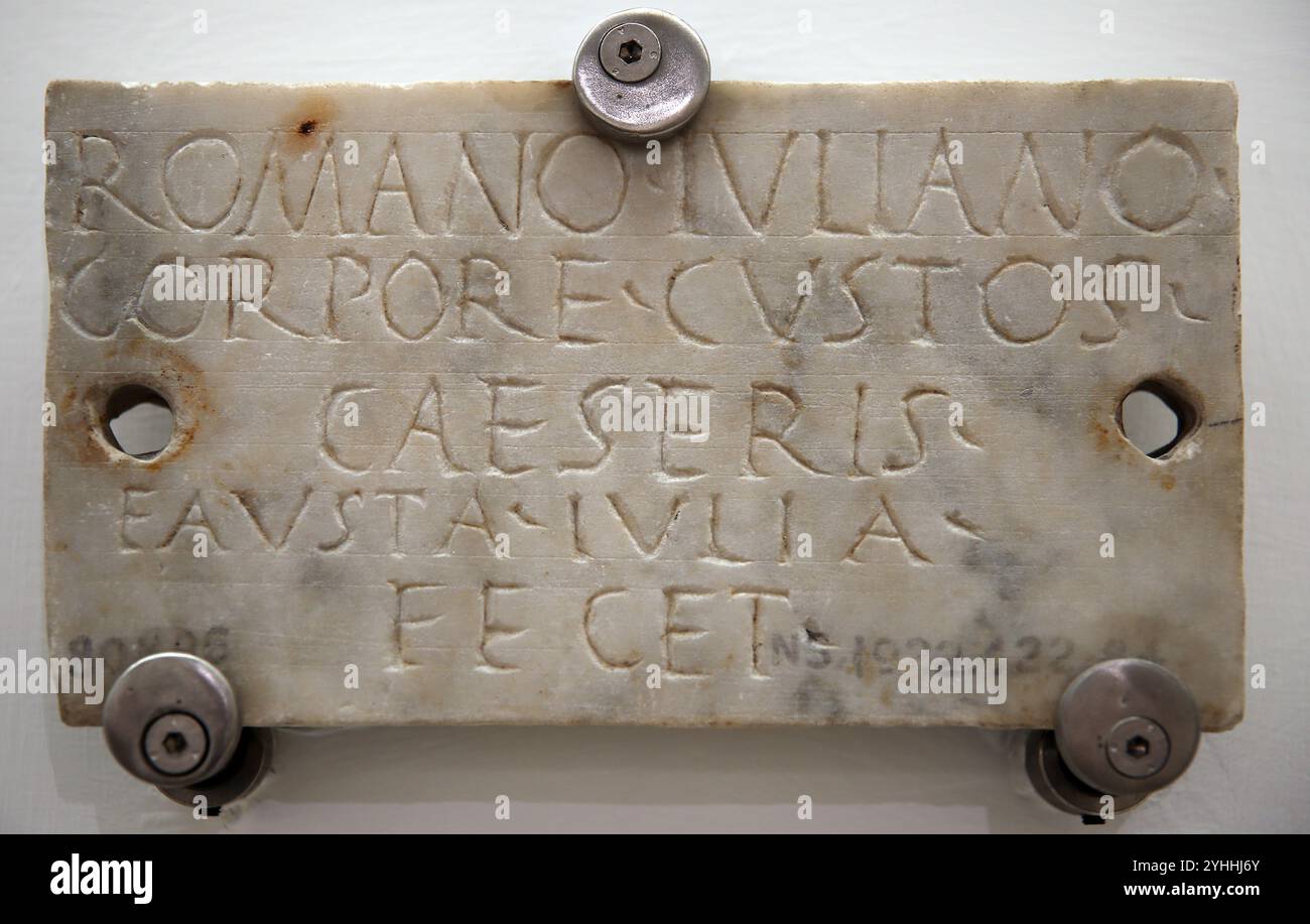 The emperor's body guard. Rome. First half of 1st century AD. A little ...