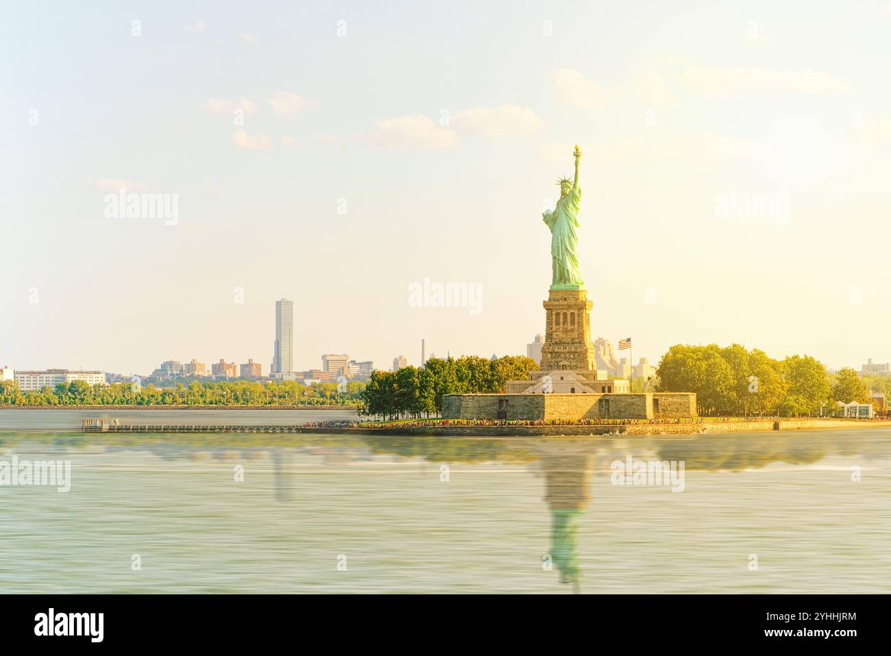 Statue of Liberty (Liberty Enlightening the world) near New York and ...
