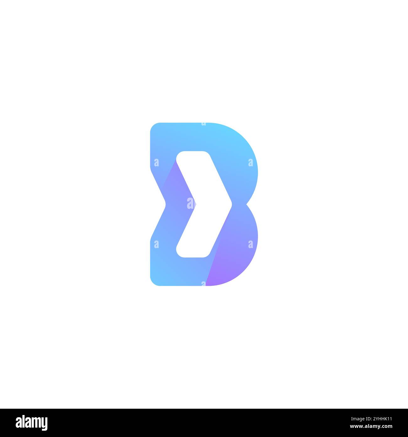 Letter B Arrow logo design vector. Type logo for business Stock Vector ...