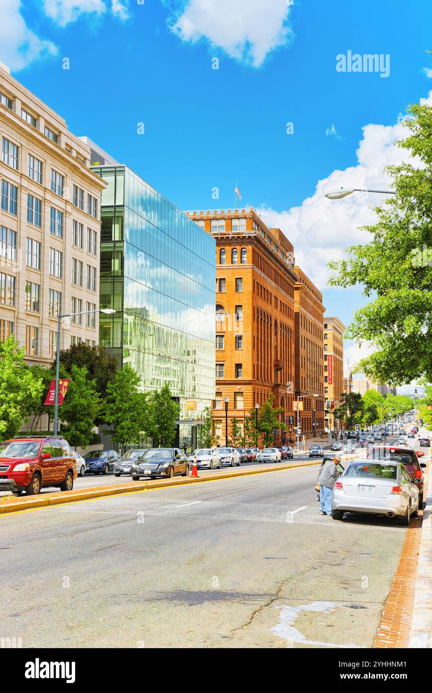 Washington, DC, USA - September 09,2017 : Urban cityscape of Washington ...