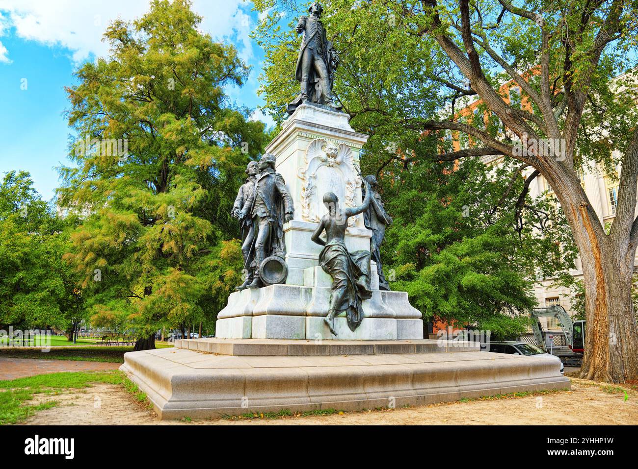 Lafayette Square and Major General Marquis Gilbert de Lafayette ...