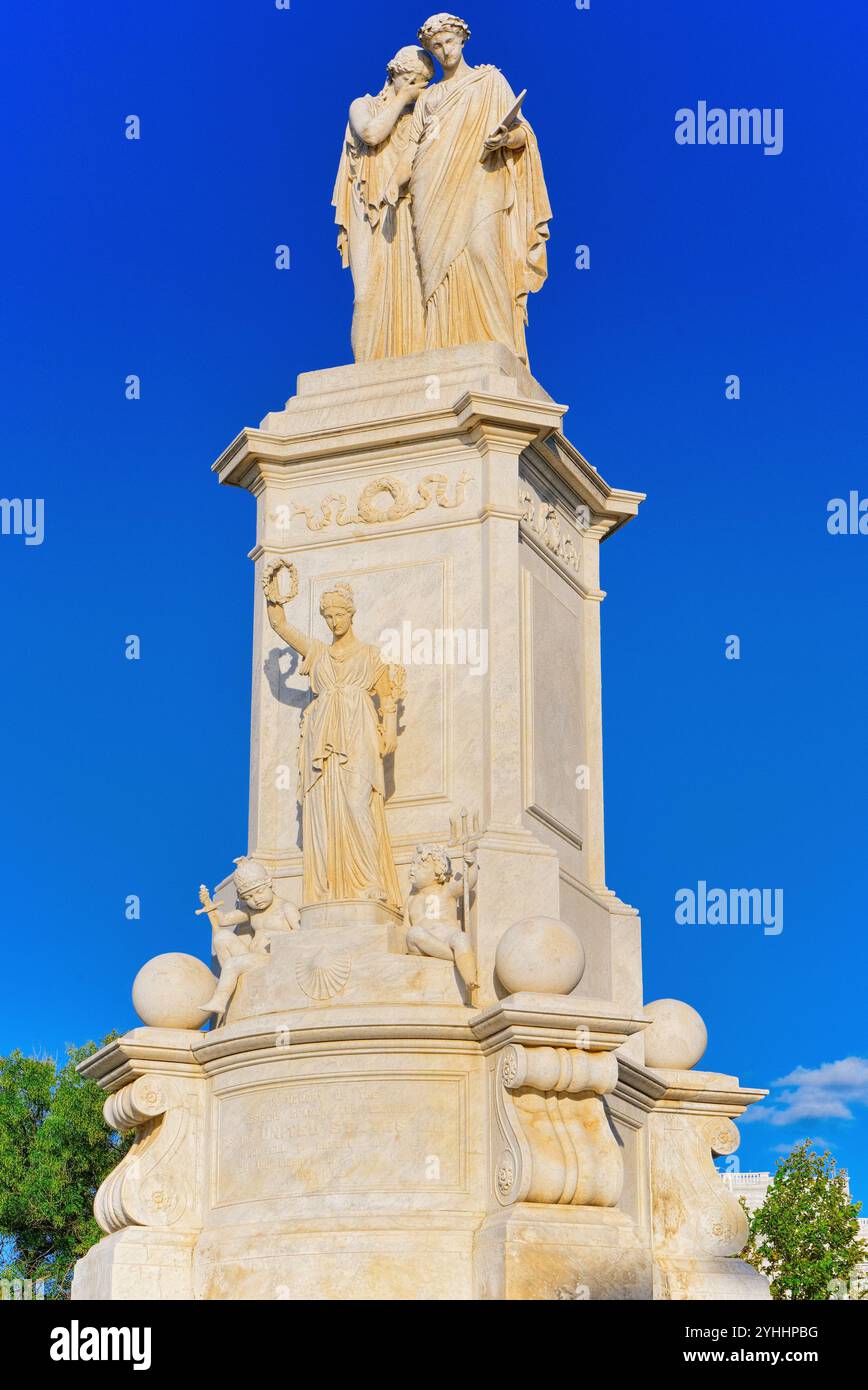 Peace Monument, also known as the Naval Monument or Civil War Sailors ...