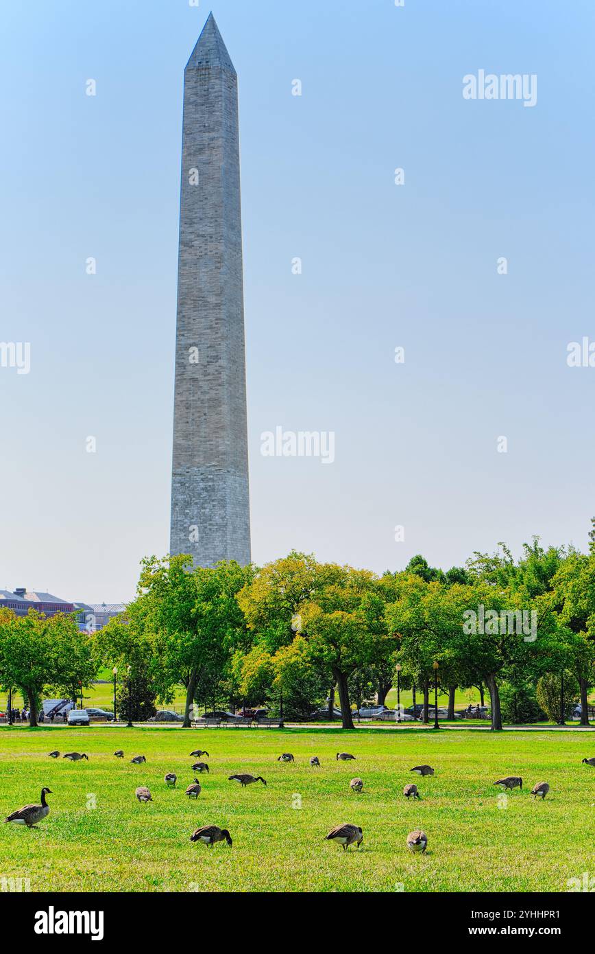 Capstone on washington monument hi-res stock photography and images - Alamy