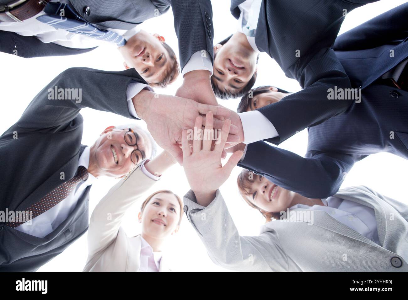 Team six young people hi-res stock photography and images - Alamy