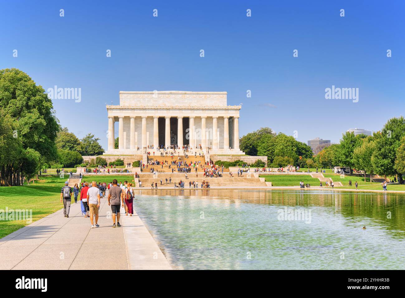 Washington, DC, USA - September 10,2017 : Lincoln Memorial U.S ...