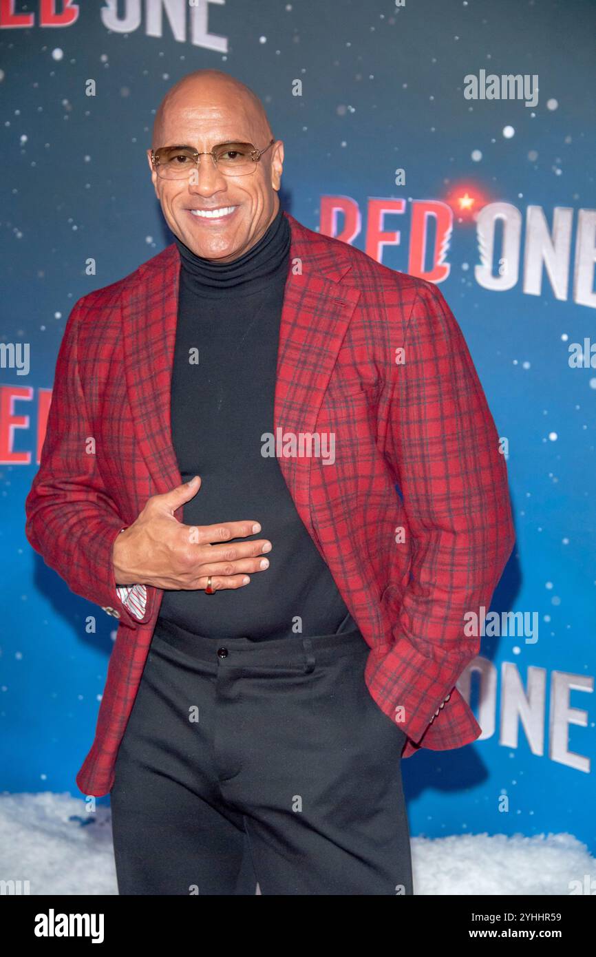 New York, United States. 11th Nov, 2024. Dwayne Johnson attends the ...