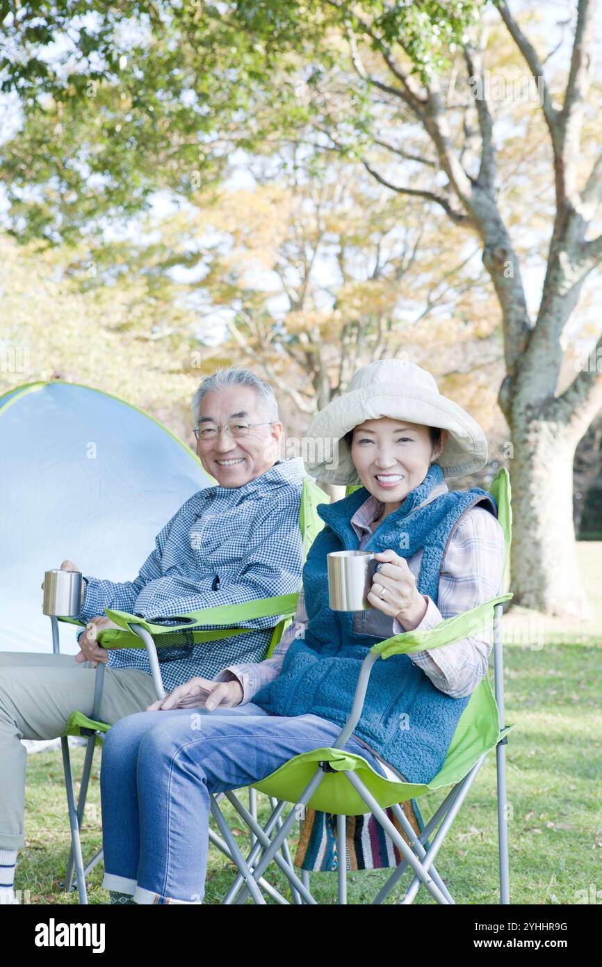 Couple having in tent hi-res stock photography and images - Alamy