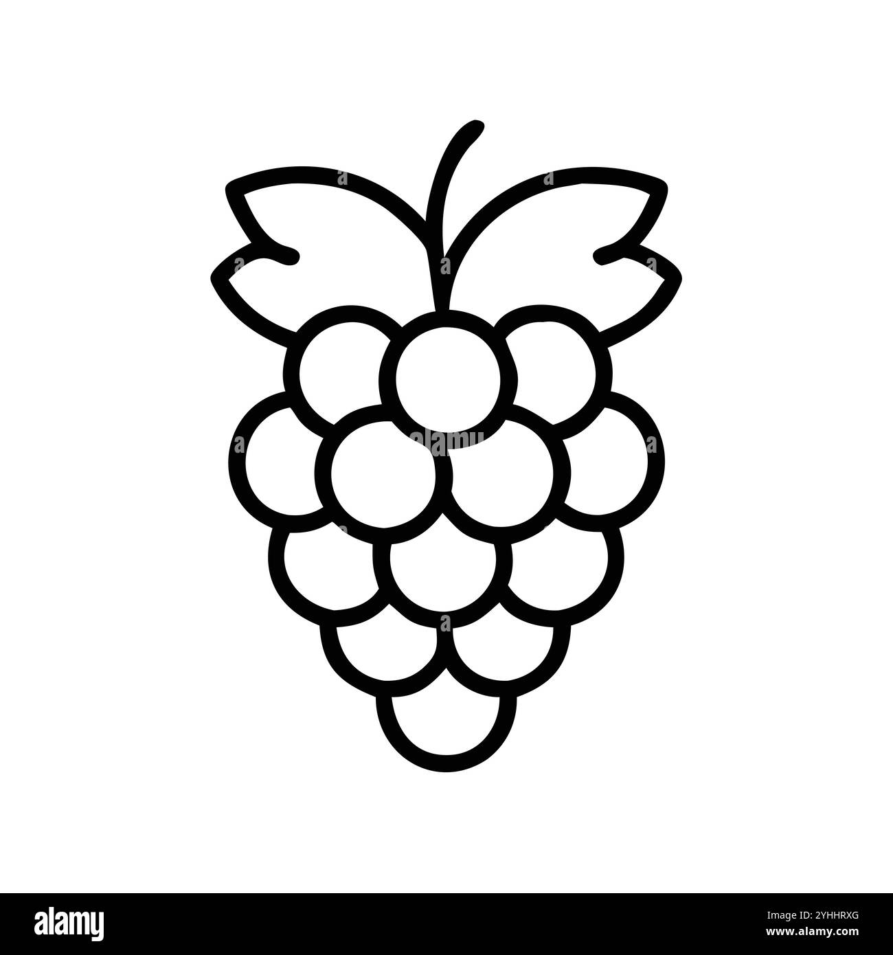 simple vector illustration of a mulberry, in a simple and clean style ...