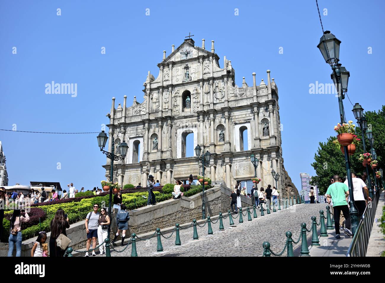 The Ruins of Saint Paul's Church in Macau Stock Photo - Alamy
