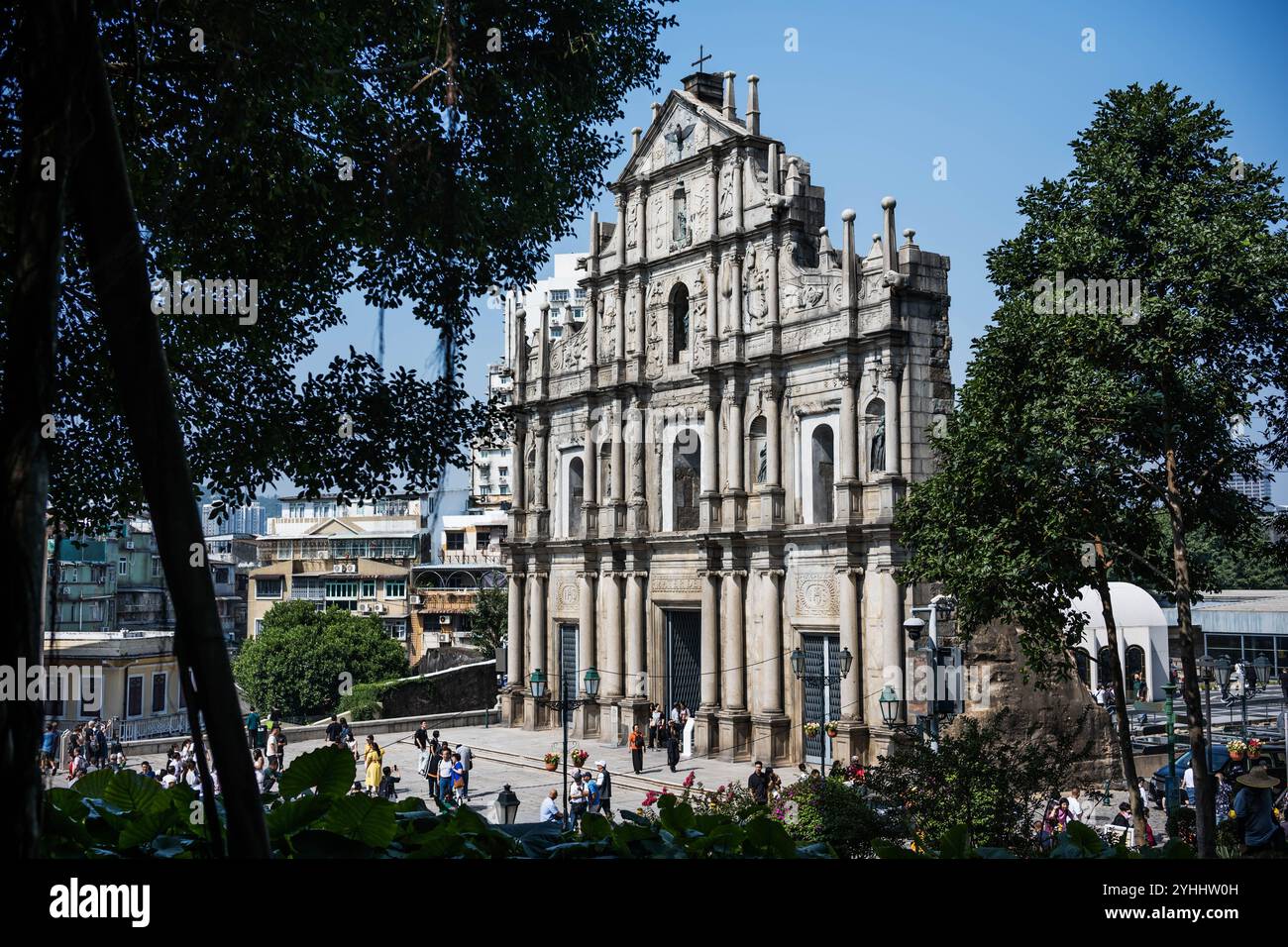 The Ruins of Saint Paul's Church in Macau Stock Photo - Alamy